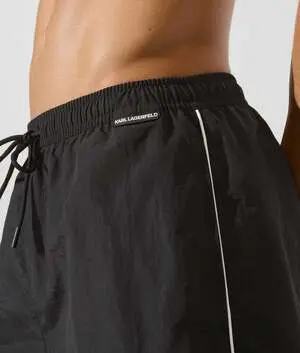 Karl Lagerfeld Contrast Piping Boardshorts
