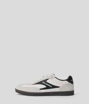 KL JEANS Kandidate Lace Mix Sneakers - White/black