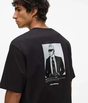 Karl Lagerfeld Portrait T-shirt