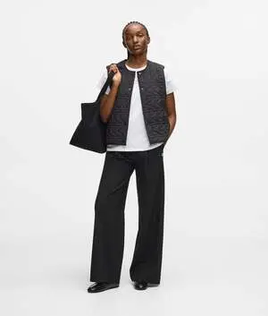 Karl Lagerfeld Lightweight Quilted Technical Taffeta Gilet