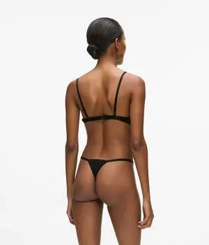 Karl Lagerfeld Signature Triangle Bralette