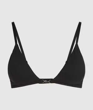 Karl Lagerfeld Signature Triangle Bralette