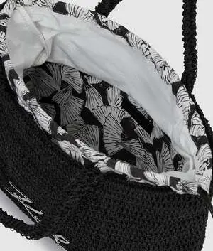 Karl Lagerfeld K/signature Crochet Tote