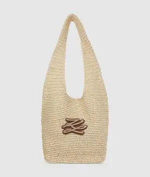 Karl Lagerfeld K/autograph Crochet Hobo Bag