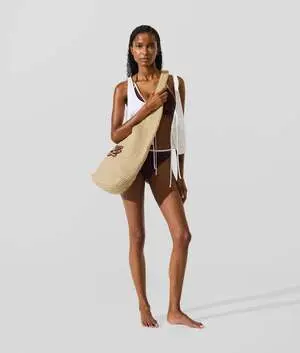 Karl Lagerfeld K/autograph Crochet Hobo Bag