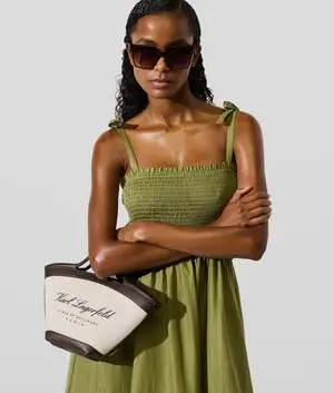 Karl Lagerfeld Hotel Karl Small Beach Tote Bag