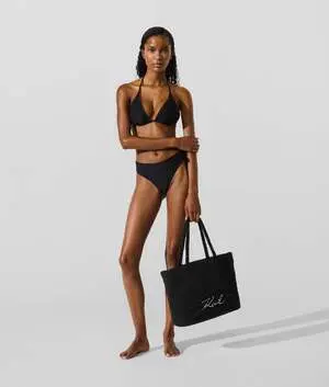 Karl Lagerfeld Ikon Rhinestone Bikini Bottoms