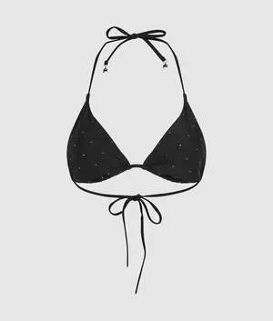 Karl Lagerfeld Ikon Rhinestone Bikini Top
