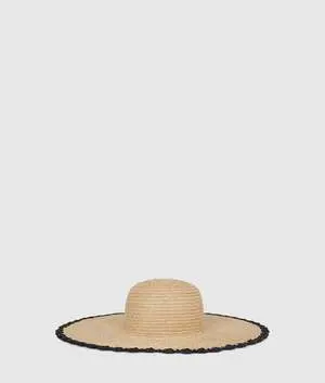 Karl Lagerfeld K/signature Scallop Beach Hat