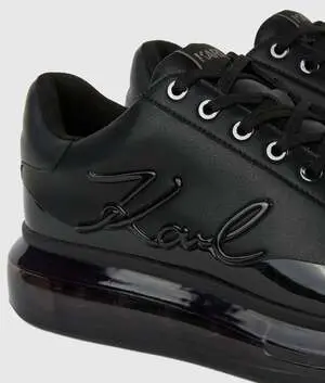 Karl Lagerfeld Kapri Kushion Signia Shine Sneakers - Black
