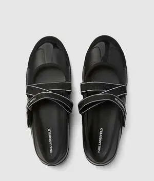KL JEANS Altia Kross Strap Flats
