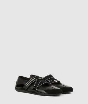 KL JEANS Altia Kross Strap Flats