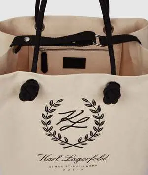 Karl Lagerfeld Hotel Karl Crest Beach Bag