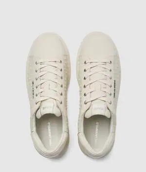 Karl Lagerfeld Monogram Kapri Low-top Sneakers - Off White