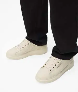 Karl Lagerfeld Monogram Kapri Low-top Sneakers - Off White