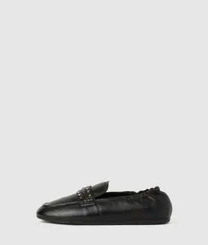 Karl Lagerfeld Marlee Studded Loafers - Black/silver