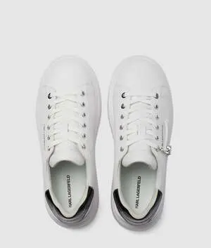 Karl Lagerfeld Anakapri Ikon Charm Sneakers - White