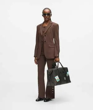 Karl Lagerfeld Ikon Monogram Weekender Bag
