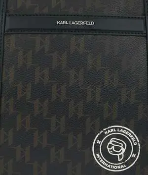 Karl Lagerfeld Ikon Monogram Weekender Bag
