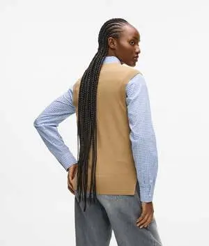 Karl Lagerfeld Ikon Vest In Organic Cotton