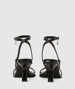 Karl Lagerfeld Karmel Heeled Ankle Strap Sandals