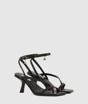 Karl Lagerfeld Karmel Heeled Ankle Strap Sandals