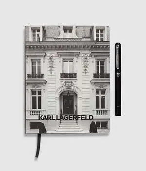 Karl Lagerfeld Maison De Karl Notebook And Pen Set - Grey