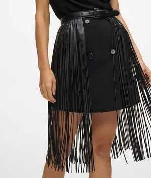 Karl Lagerfeld K/autograph Fringe Belt