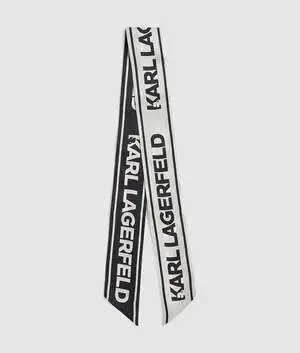 Karl Lagerfeld Slim Silk Scarf