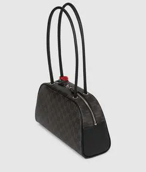 Karl Lagerfeld Ikon Monogram Bowling Bag