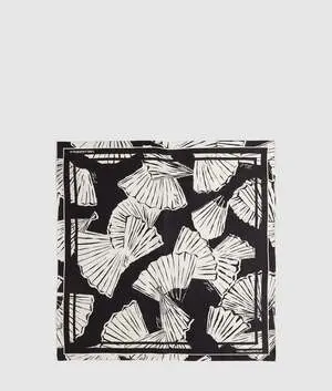Karl Lagerfeld K/signature Small Fan Scarf - Fan-black