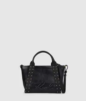 Karl Lagerfeld Small Studded Tote Bag