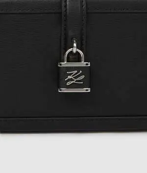 Karl Lagerfeld K/autograph Padlock Trunk Clutch
