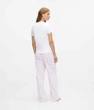 Karl Lagerfeld Heart Print Pajama Set