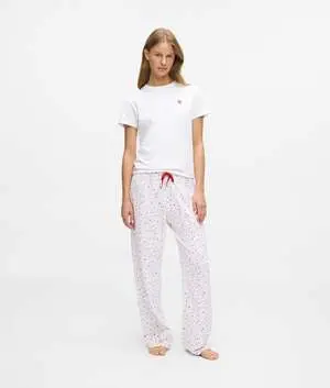 Karl Lagerfeld Heart Print Pajama Set - Hearts