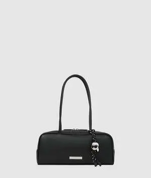 Karl Lagerfeld Ikon Smooth Rectangular Bag - Black