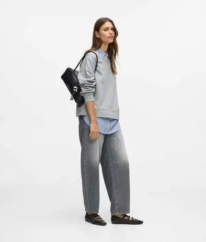 Karl Lagerfeld Ikon Smooth Rectangular Bag - Black