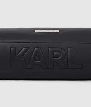 Karl Lagerfeld Ikon Smooth Rectangular Bag - Black