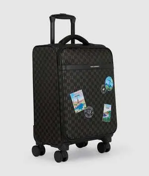 Karl Lagerfeld Ikon Monogram Trolley Case