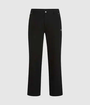 Karl Lagerfeld Ikon Canvas Straight Leg Trousers