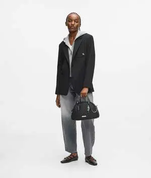 Karl Lagerfeld Ikon Nylon Bowling Bag