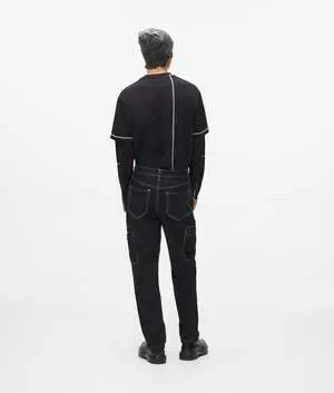 KL JEANS Jeans Contrast Stitch Cargo Pants