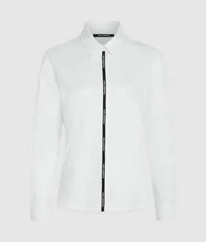 Karl Lagerfeld Cotton Logo Tape Shirt