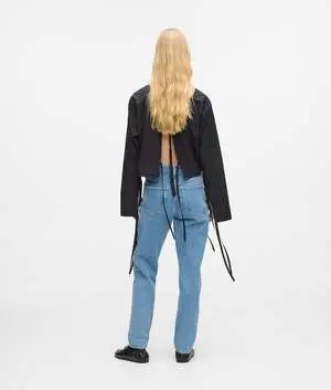 KL JEANS Mom Jeans In Light Blue Denim