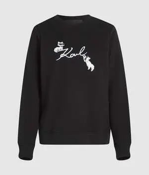 Karl Lagerfeld Ikon Signature Choupette Sweatshirt