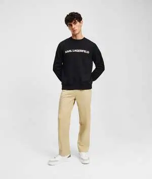Karl Lagerfeld Logo Sweatshirt - Black
