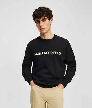 Karl Lagerfeld Logo Sweatshirt - Black