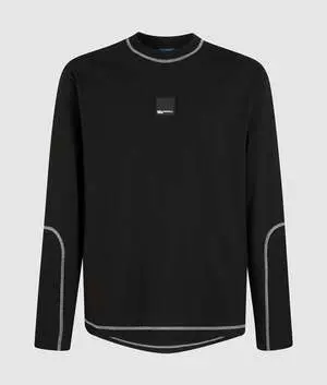 KL JEANS Jeans Contrast Stitch Long-sleeved T-shirt