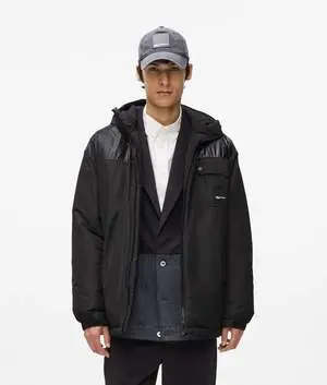 KL JEANS Utility Jacket - Black-shiny Black
