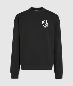 KL JEANS Jeans Monogram Sweatshirt - Black